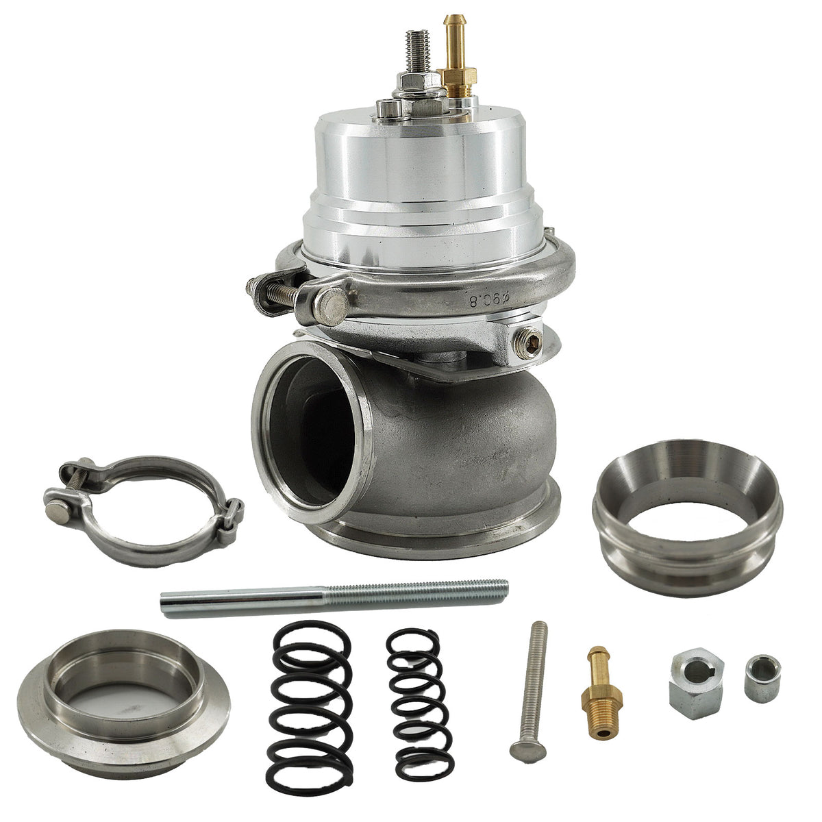 Universal External 12-psi Stubby 60mm Turbo/Charger V-band Wastegate W ...