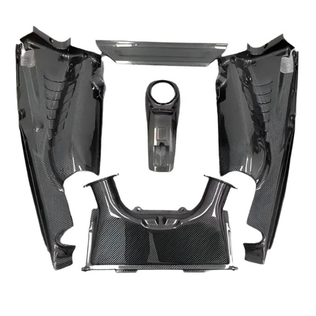 Dry Carbon Fiber Engine Bay Cover Set for Ferrari 488– Bull Boost ...