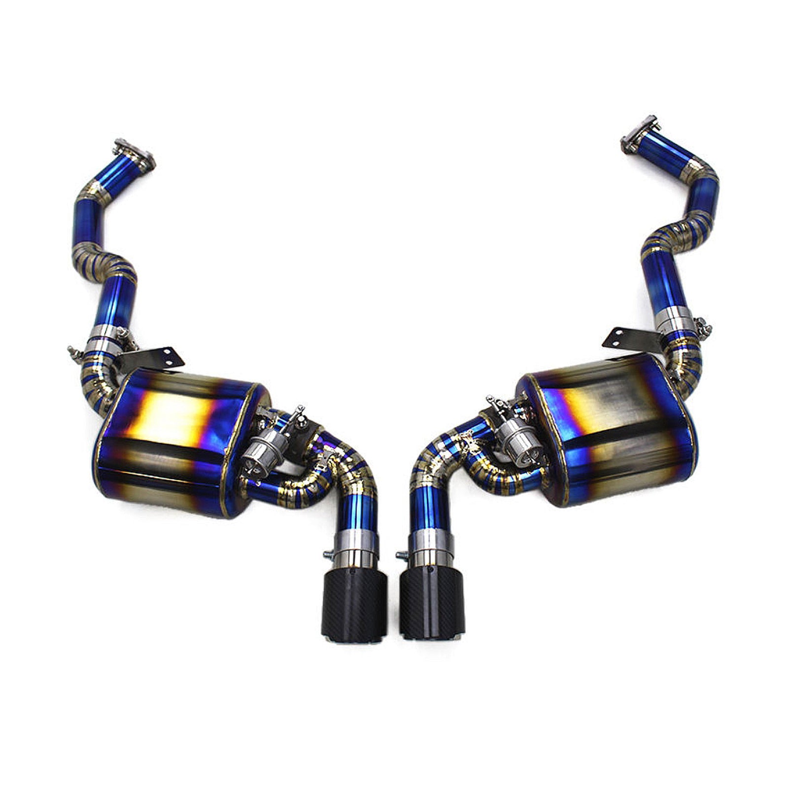 Titanium Valved Catback Exhaust for Porsche Boxster S Cayman S 987 987 ...