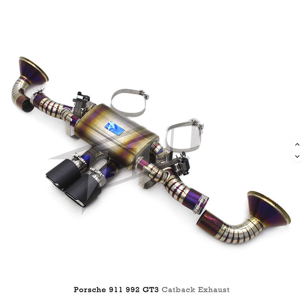 Titanium OEM Style Catback Exhaust for Porsche 992 992.1 992.2 GT3 RS ...