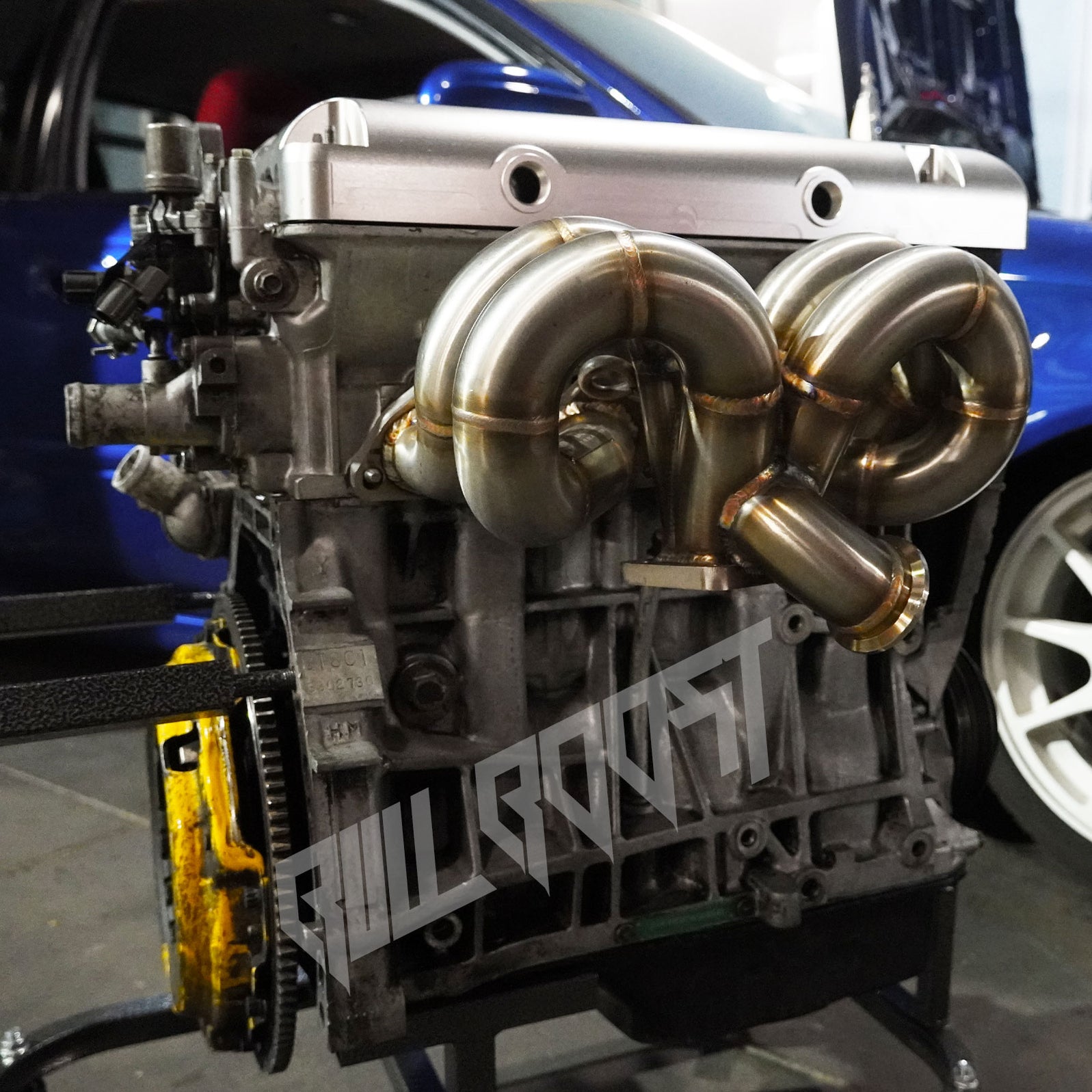 B Series AC PS Compatible T3 Turbo Manifold GSR B16 B18 B20 For Civic ...