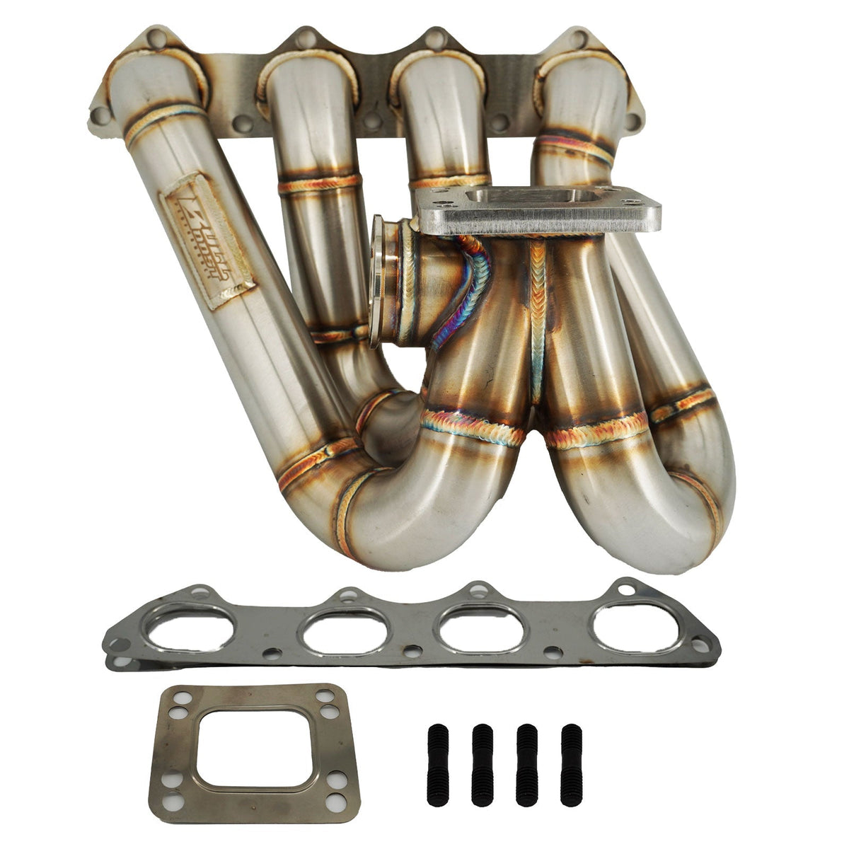 D Series T3 T4 Top Mount Turbo Manifold GSR Si D15 D16 44mm For Civic ...