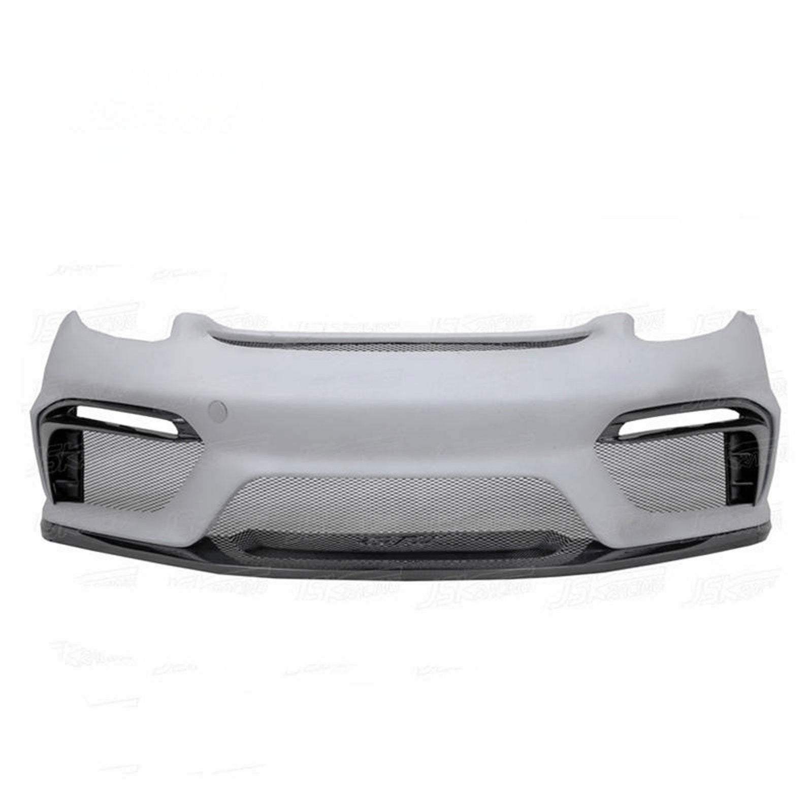 GT4 Style Half Carbon Fiber Front Bumper for Porsche Cayman 981 13-15 ...