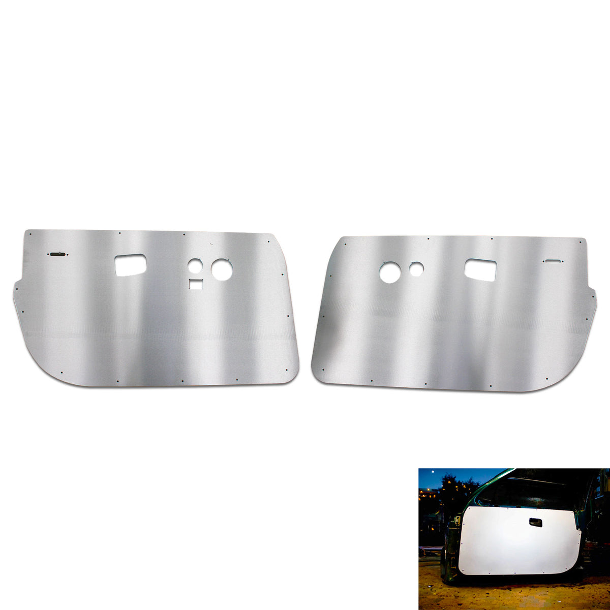 Aluminum Front 4 Door Panels Skins Race Track Car Cards for BMW E36 Se ...