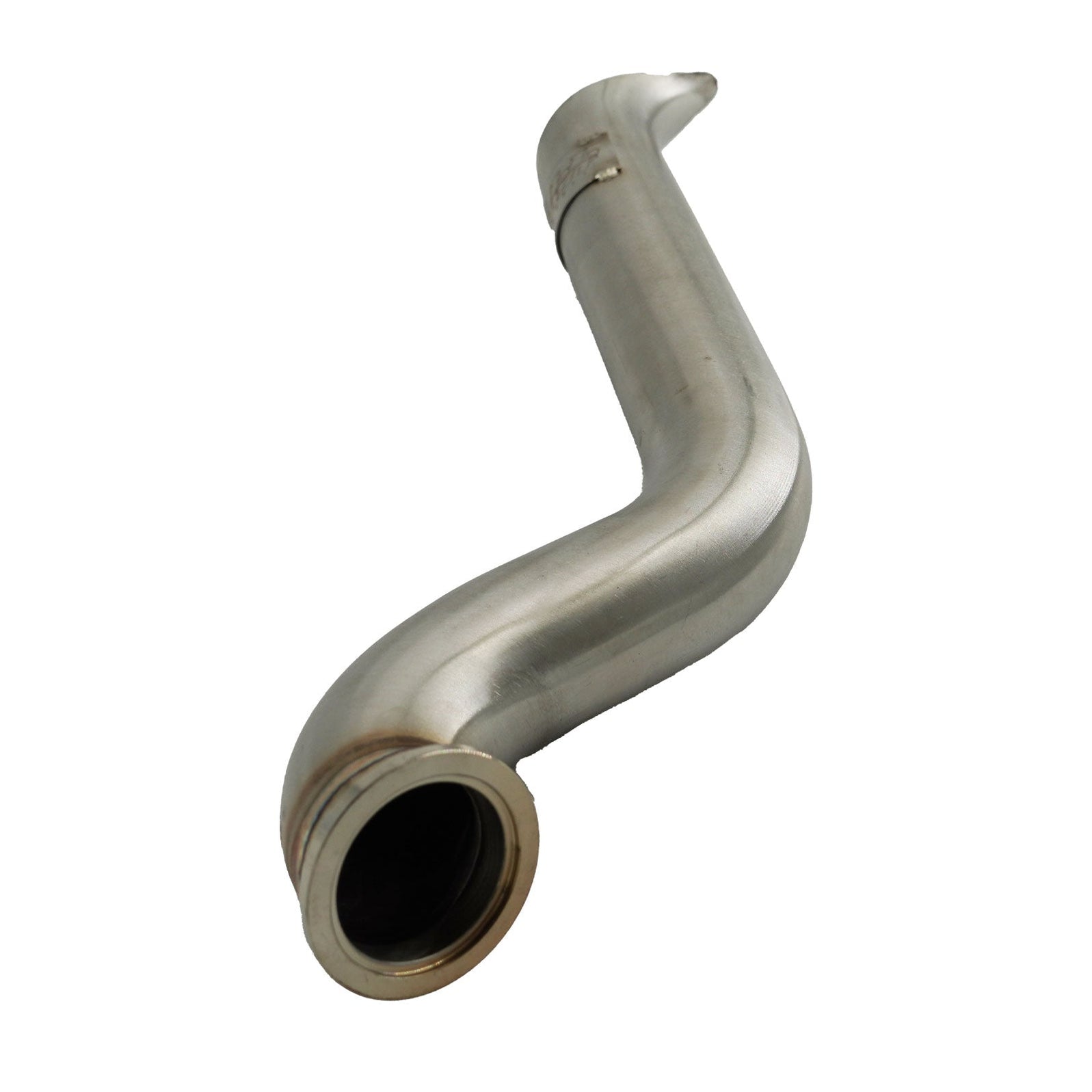 D Series Tear Drop Hood Exit Up Pipe Dump Tube For Top Mount Turbo Man ...