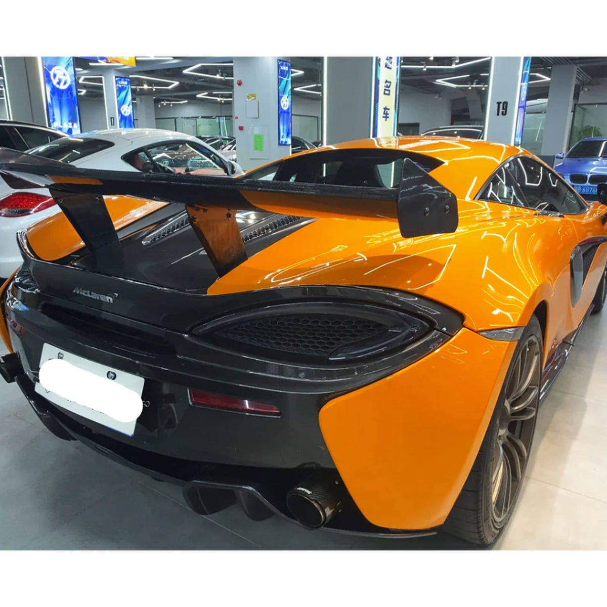 Dry Carbon Fiber GT4 Wing Spoiler for McLaren 570S– Bull Boost Performance