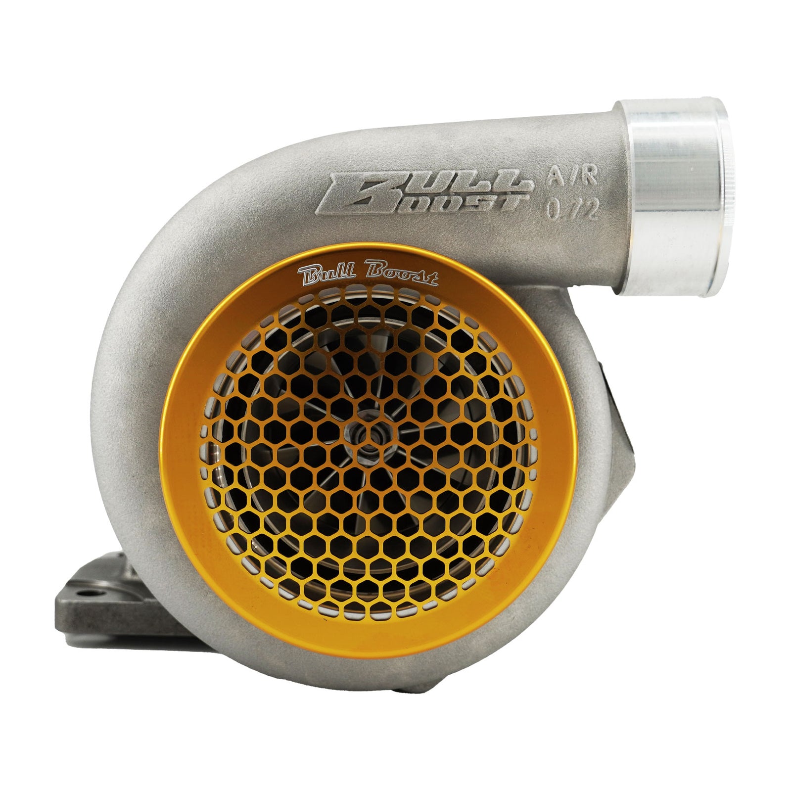 Billet 4" Inch Turbo Inlet Guard Velocity Stack Adapter Bellmouth Inta ...