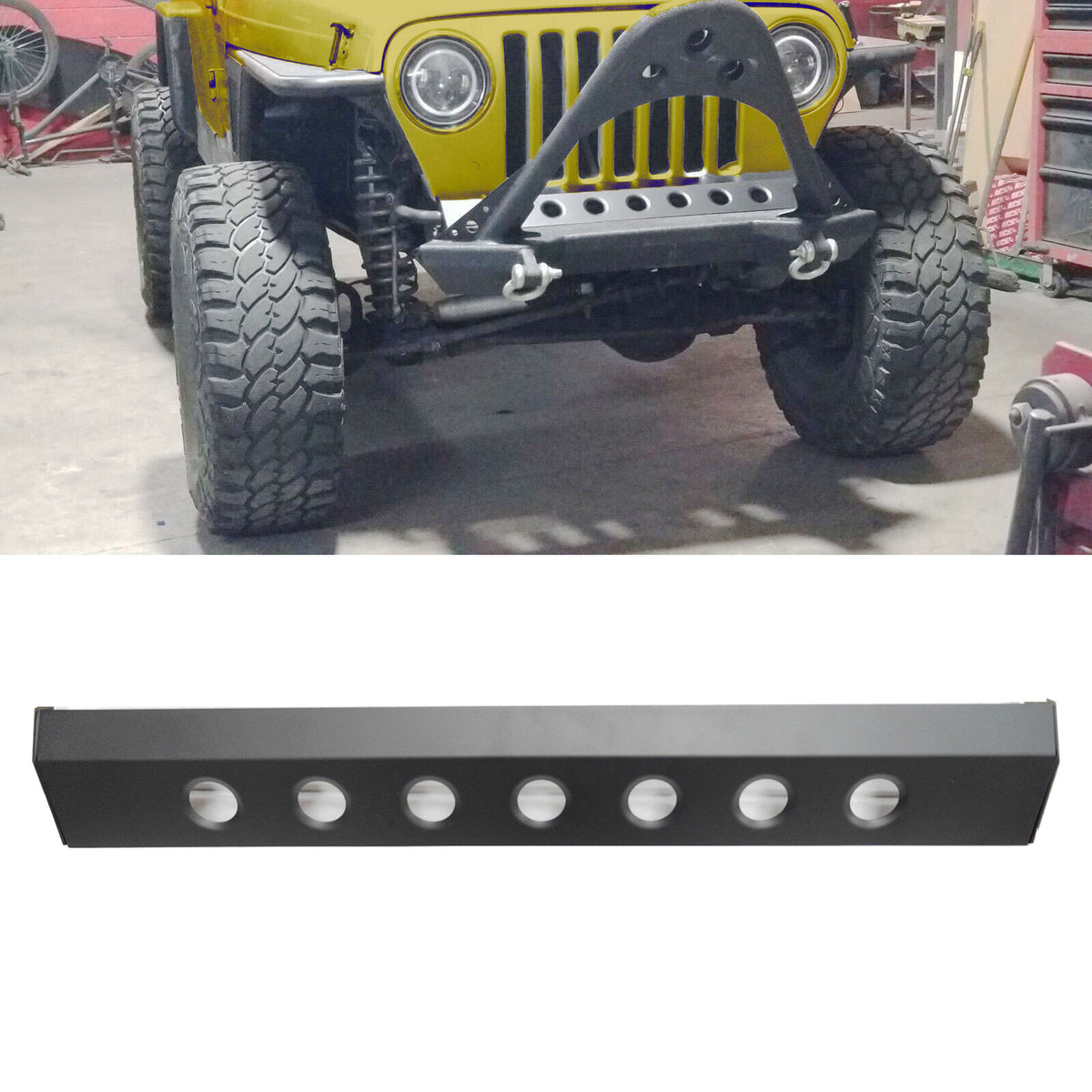 97-06 Jeep Wrangler TJ Custom Front Frame Cover Sway Bar Cover Power C ...