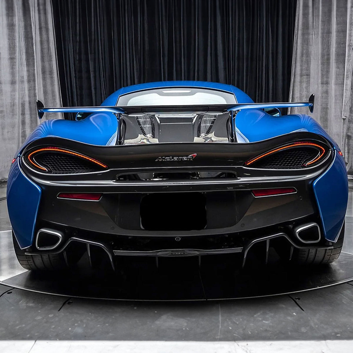 MSO Style Dry Carbon Fiber Wing Spoiler for McLaren 540C 570S 570GT ...