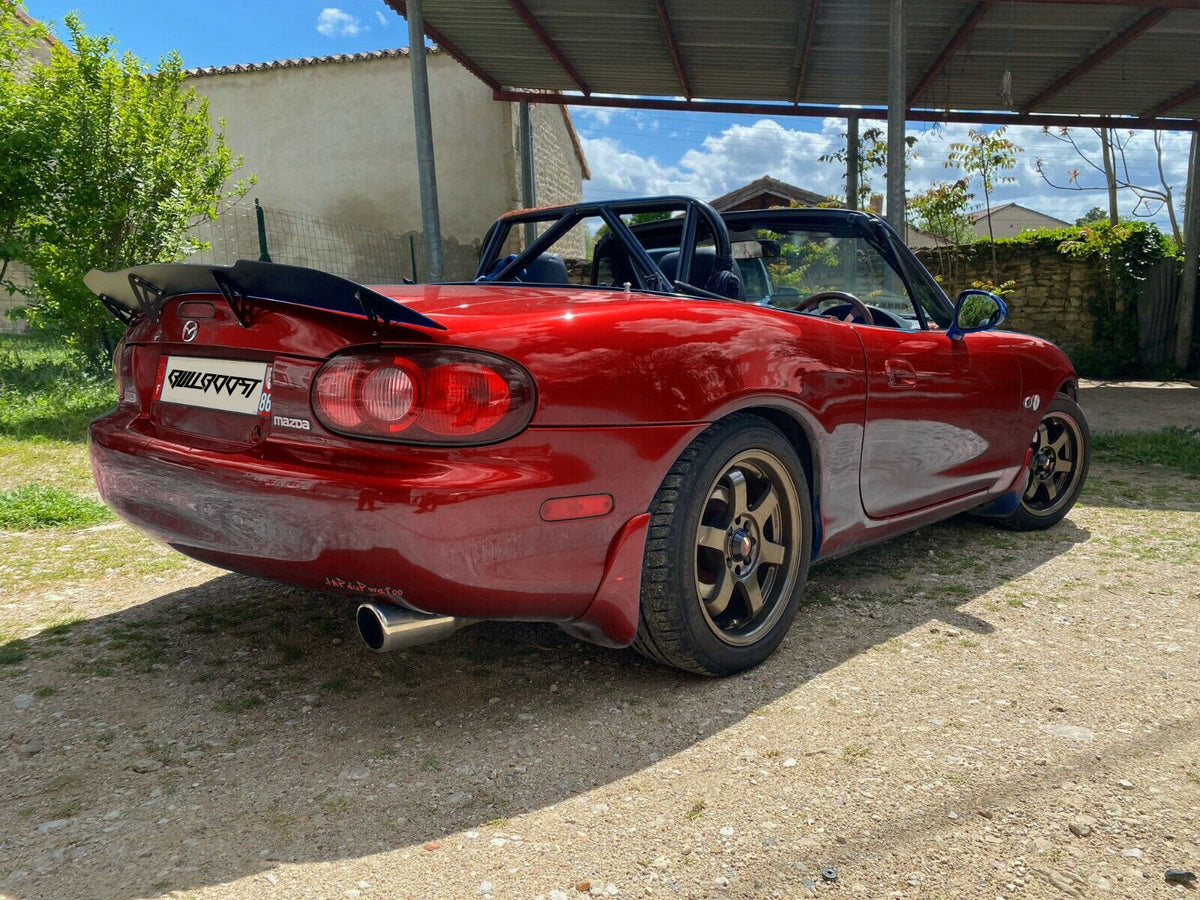 NB Mazda Miata Custom Aggressive Ducktail Duckbill Trunk Spoiler Duckw ...