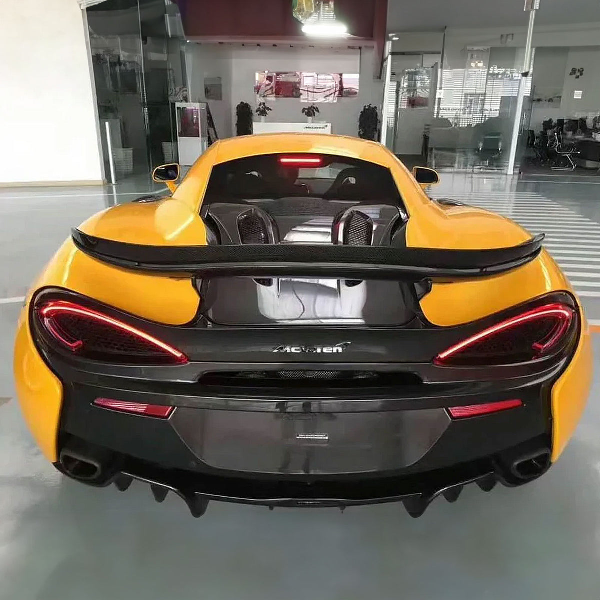 P1 Style Dry Carbon Fiber Wing Spoiler for McLaren 570S– Bull Boost ...