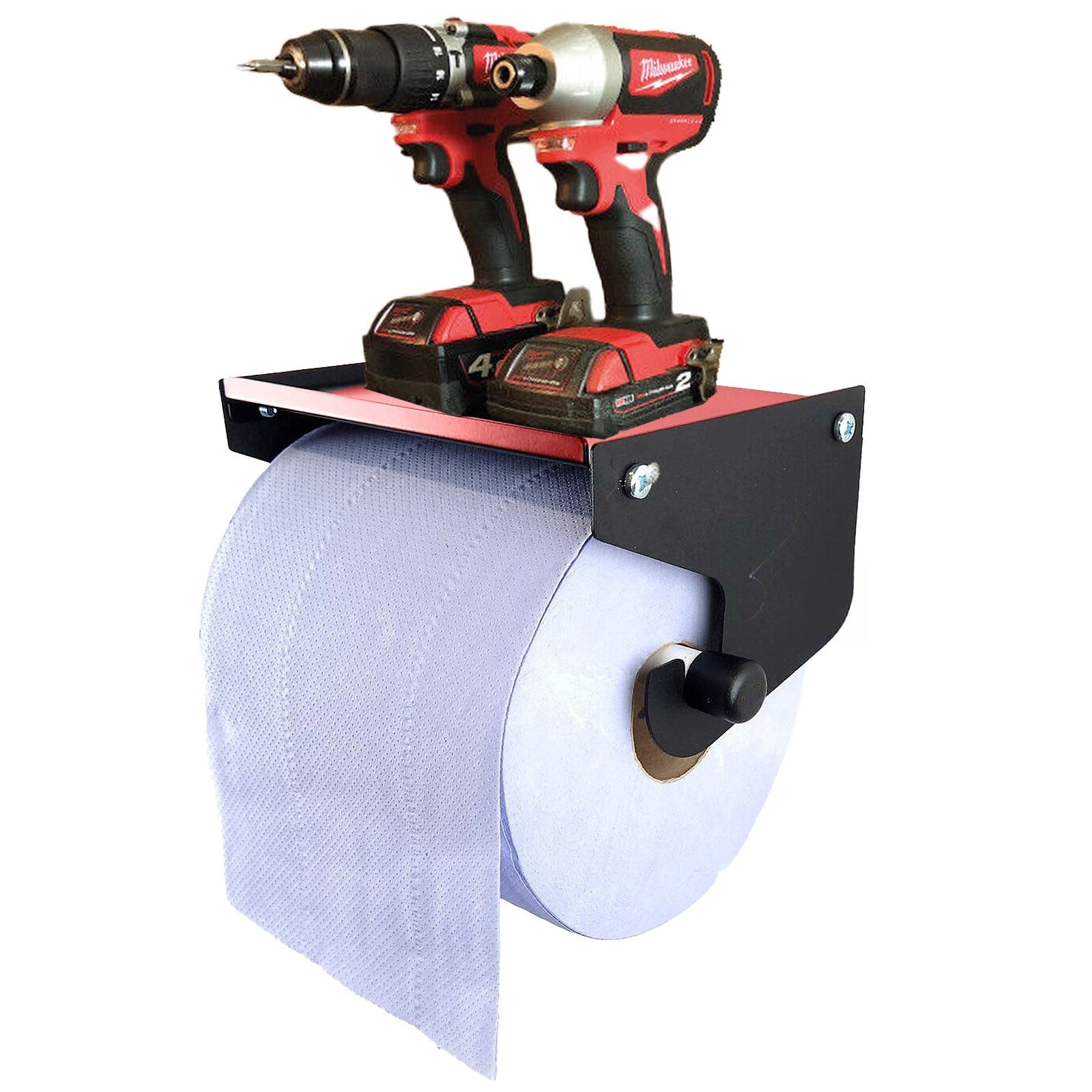 Industrial Blue Roll Paper Towel Dispenser Holder Workshop Garage Clea ...