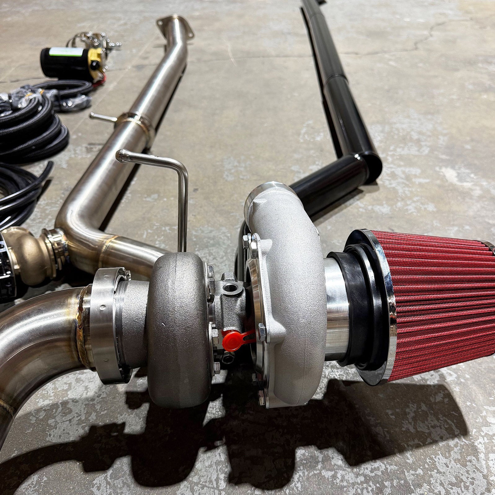 Rear Custom Mount Turbo Kit For Nissan 350Z Fairlady Z33 Infiniti G35 ...