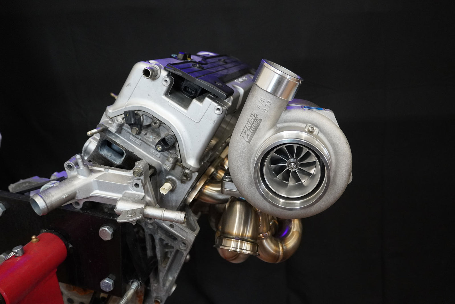 K Series Top Mount Manifold K20 K24 T4 .82 Billet Turbo K Swap Kit EG ...