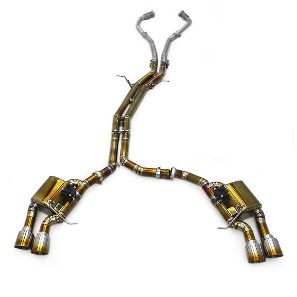 Titanium Valved Performance Catback Exhaust for Porsche Macan 3.0T ...