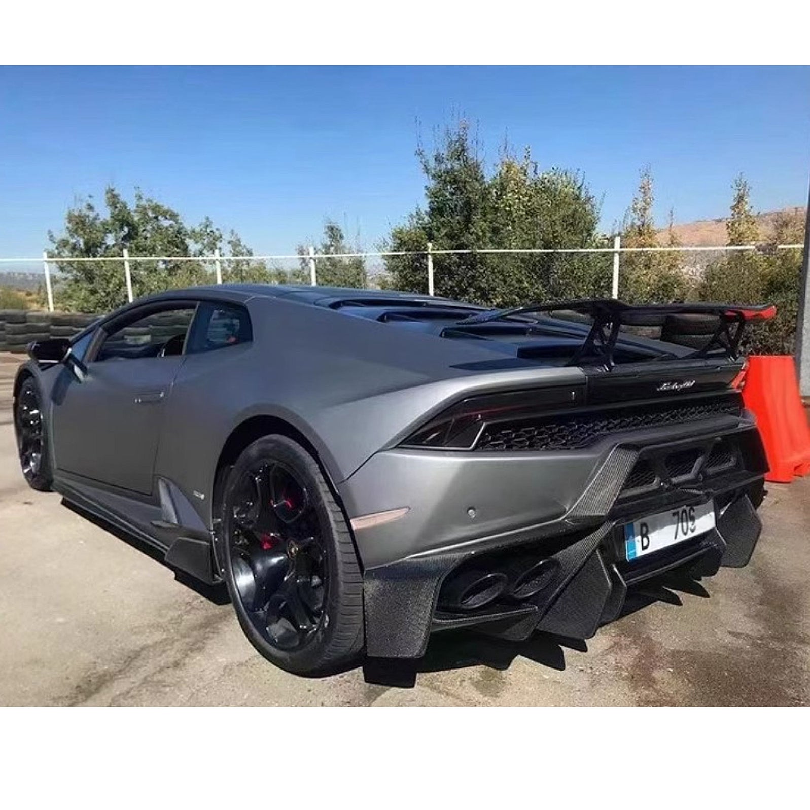 VRS Style Forged Carbon Fiber Body Kit for Lamborghini Huracan LP580 L ...