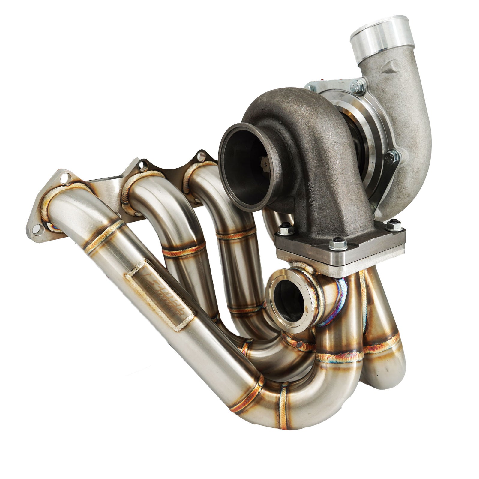B Series T3 .82 Top Mount Turbo Manifold Kit GSR Si B16 B18 B20 44mm F ...