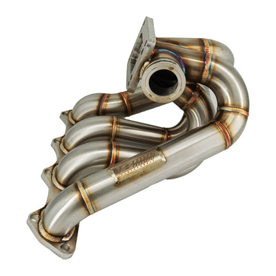 B Series T3 .82 Top Mount Turbo Manifold Kit GSR Si B16 B18 B20 44mm F ...