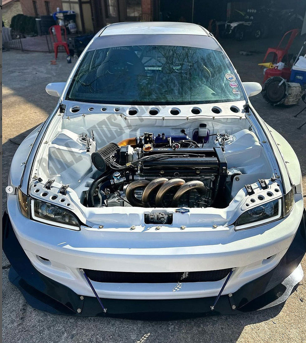 B Series Ramhorn 4-1 Header B16 B18 B20 EG DC EK Honda Acura Civic Int ...