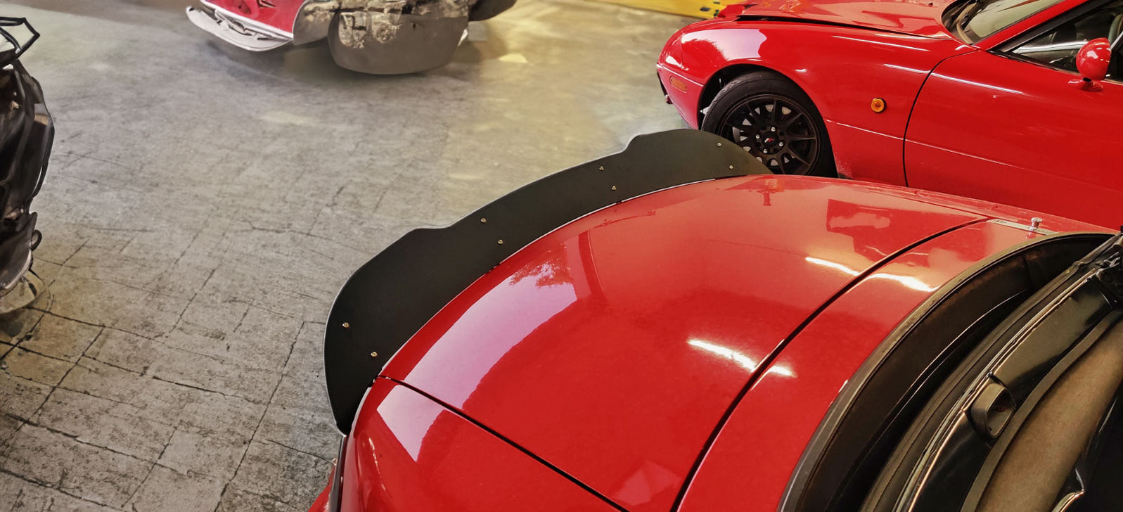 Miata MX-5 NA Aggressive Ducktail Spoiler Duckbill Trunk Wing MK1 Alum ...