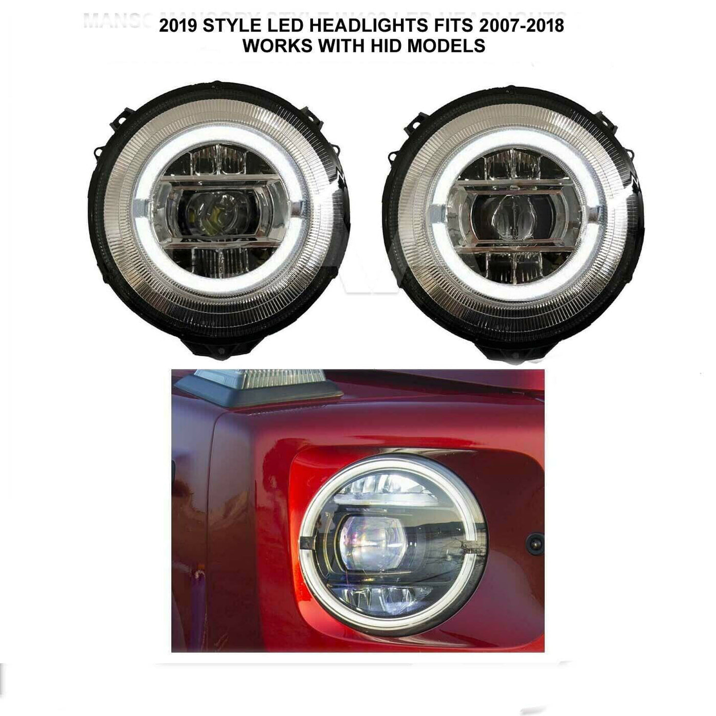 G500 G550 To 2022 + G63 Full Upgrade Body Kit Bumper Fenders Hood Face ...