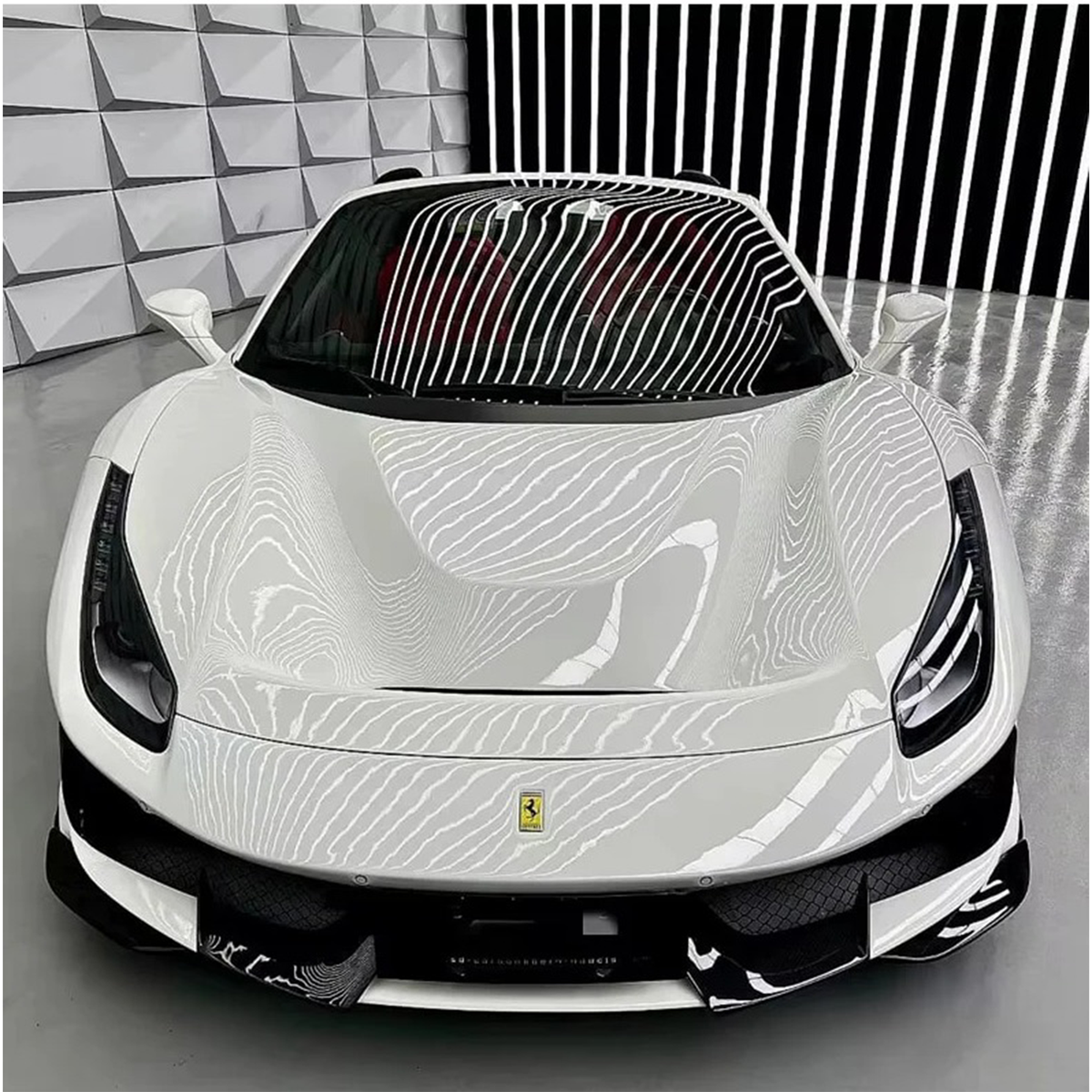 488 Pista Style Carbon Fiber Full Conversion Kit for Ferrari 488– Bull ...
