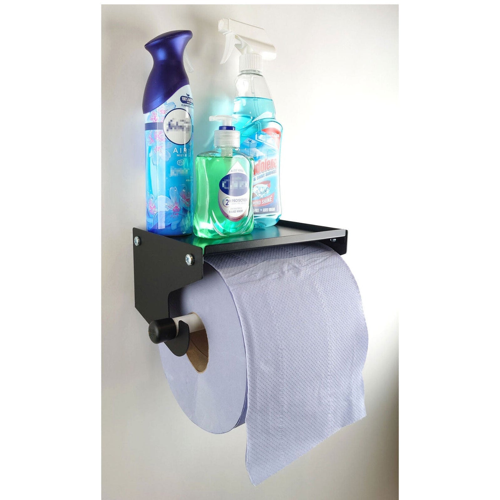 Industrial Blue Roll Paper Towel Dispenser Holder Workshop Garage Clea ...