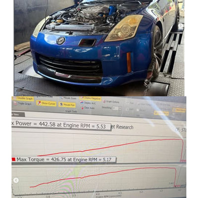 Rear Custom Mount Turbo Kit For Nissan 350Z Fairlady Z33 Infiniti G35 ...