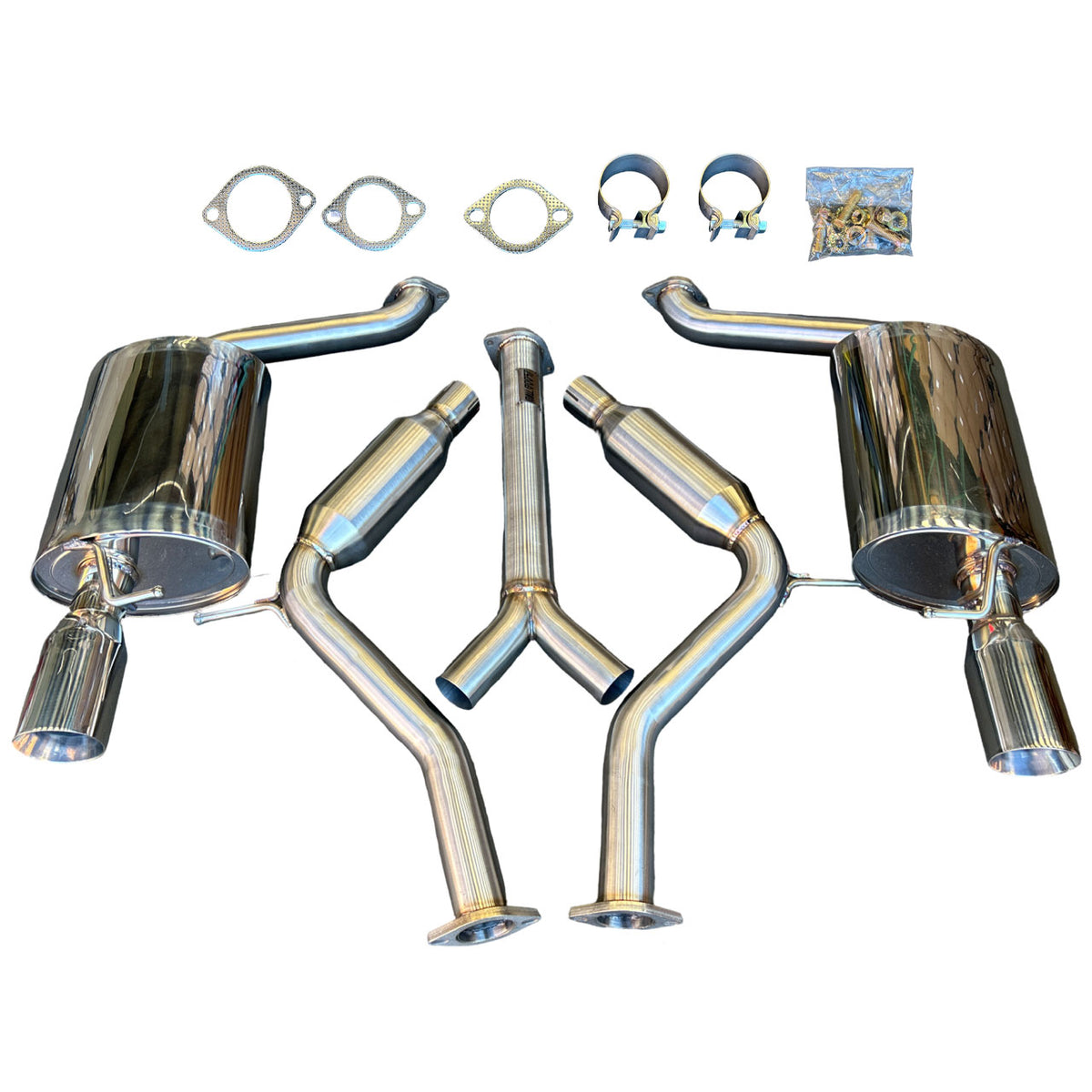 3" Stainless Dual Catback Exhaust Muffler For 92-00 SC300 SC 300 Soare ...
