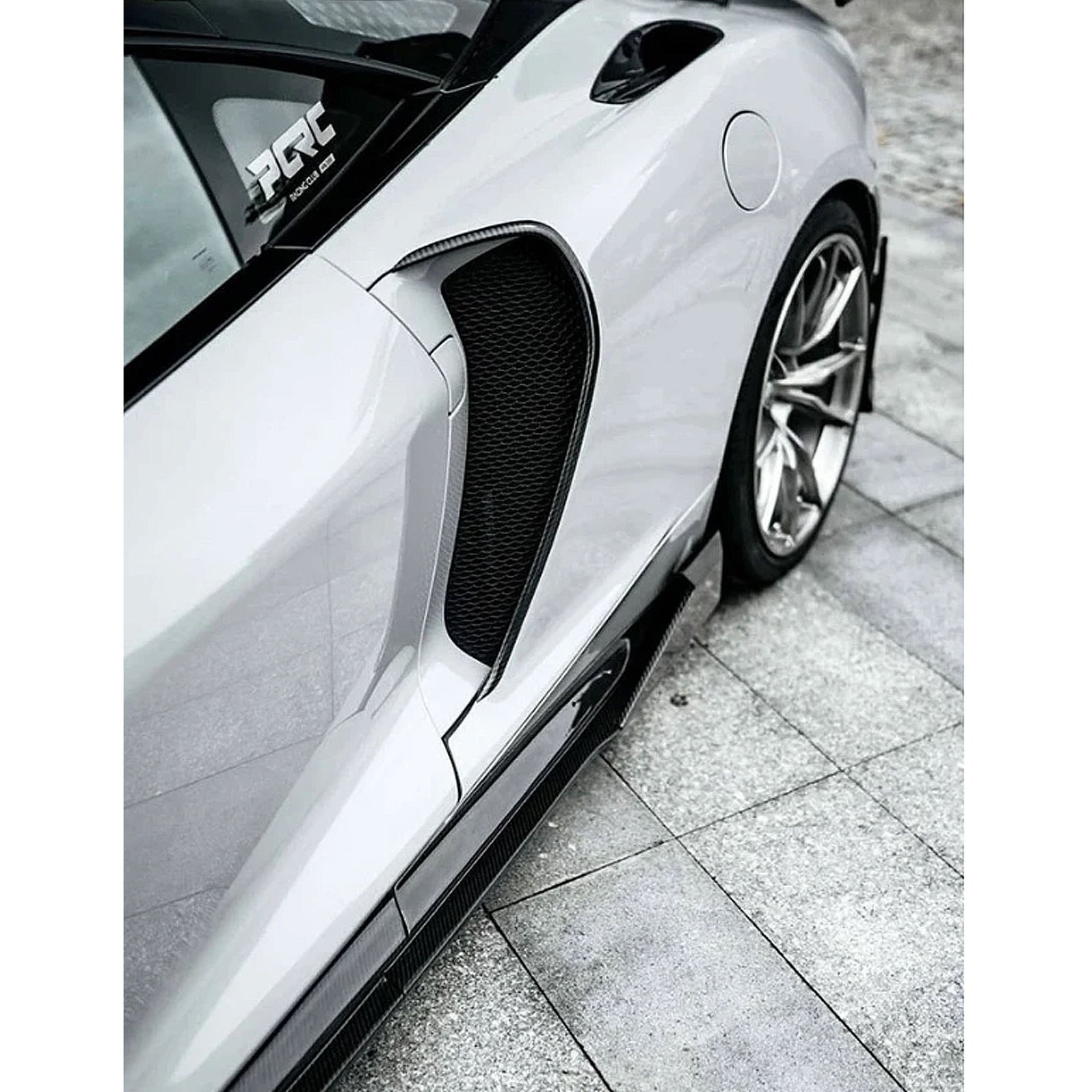 MWD Style Carbon Fiber Side Skirt Extension for McLaren GT– Bull Boost ...