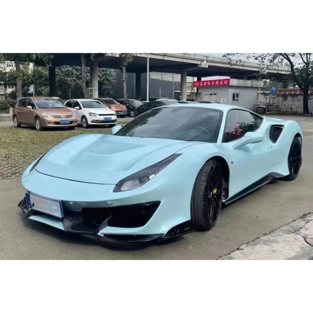 488 Pista Style Carbon Fiber Full Conversion Kit for Ferrari 488– Bull ...
