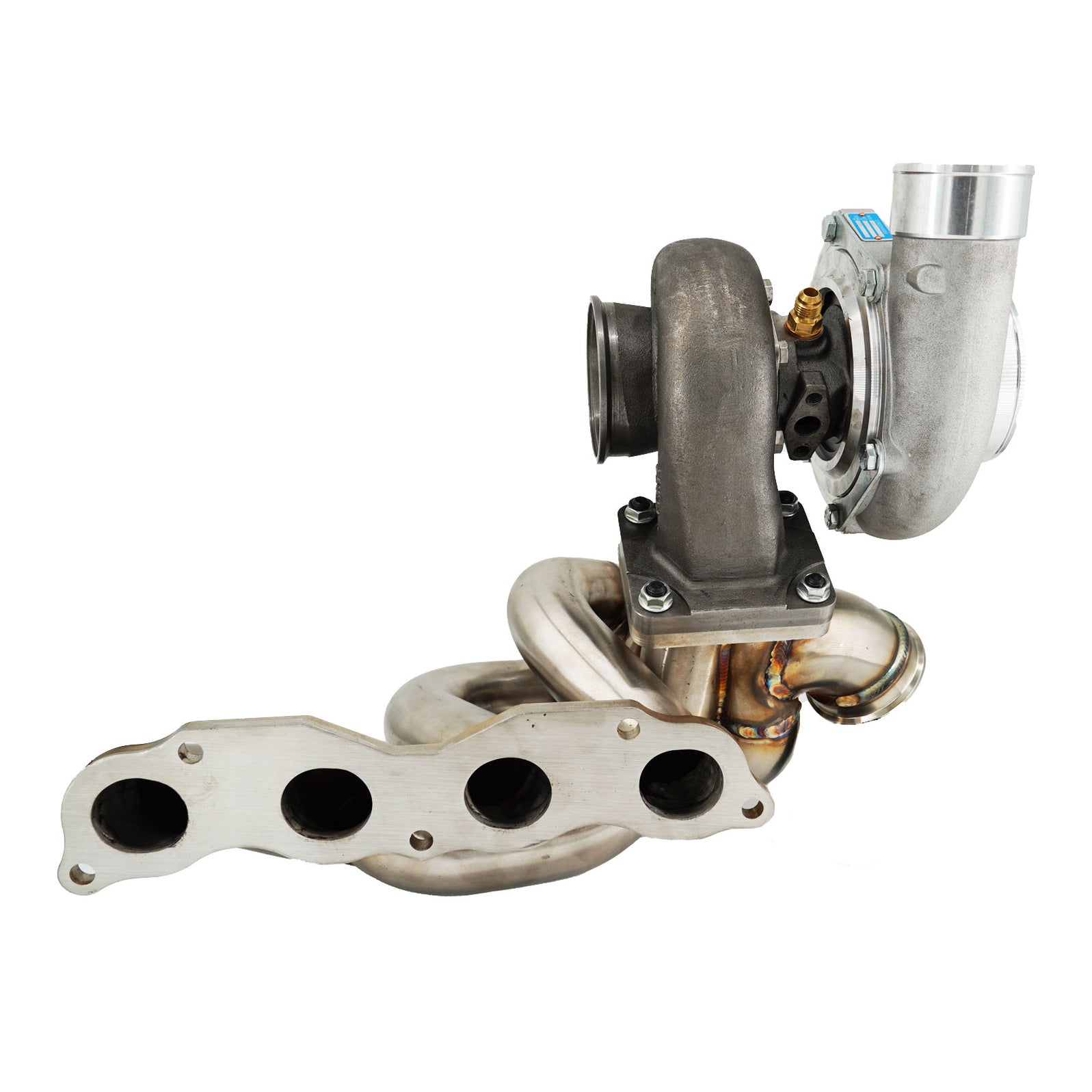 K Series Top Mount Manifold K20 K24 T4 .82 Billet Turbo K Swap Kit EG ...