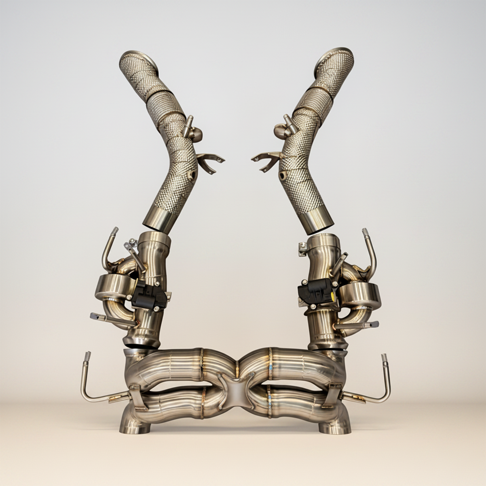 Performance Exhaust System with Downpipe X Pipe and Sport Muffler Asse ...