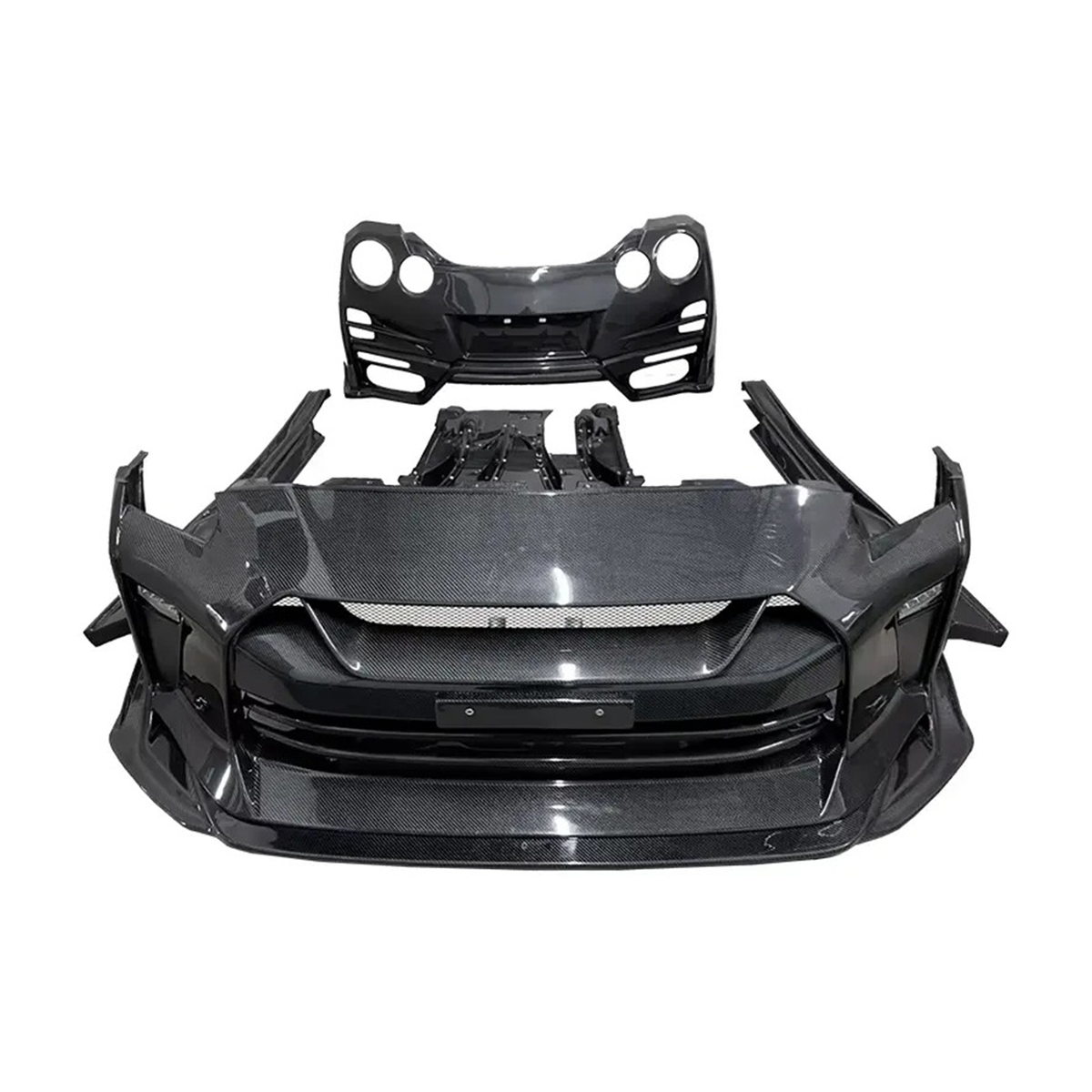 Full Carbon Body Aero Kit for Nissan GT R R35– Bull Boost Performance