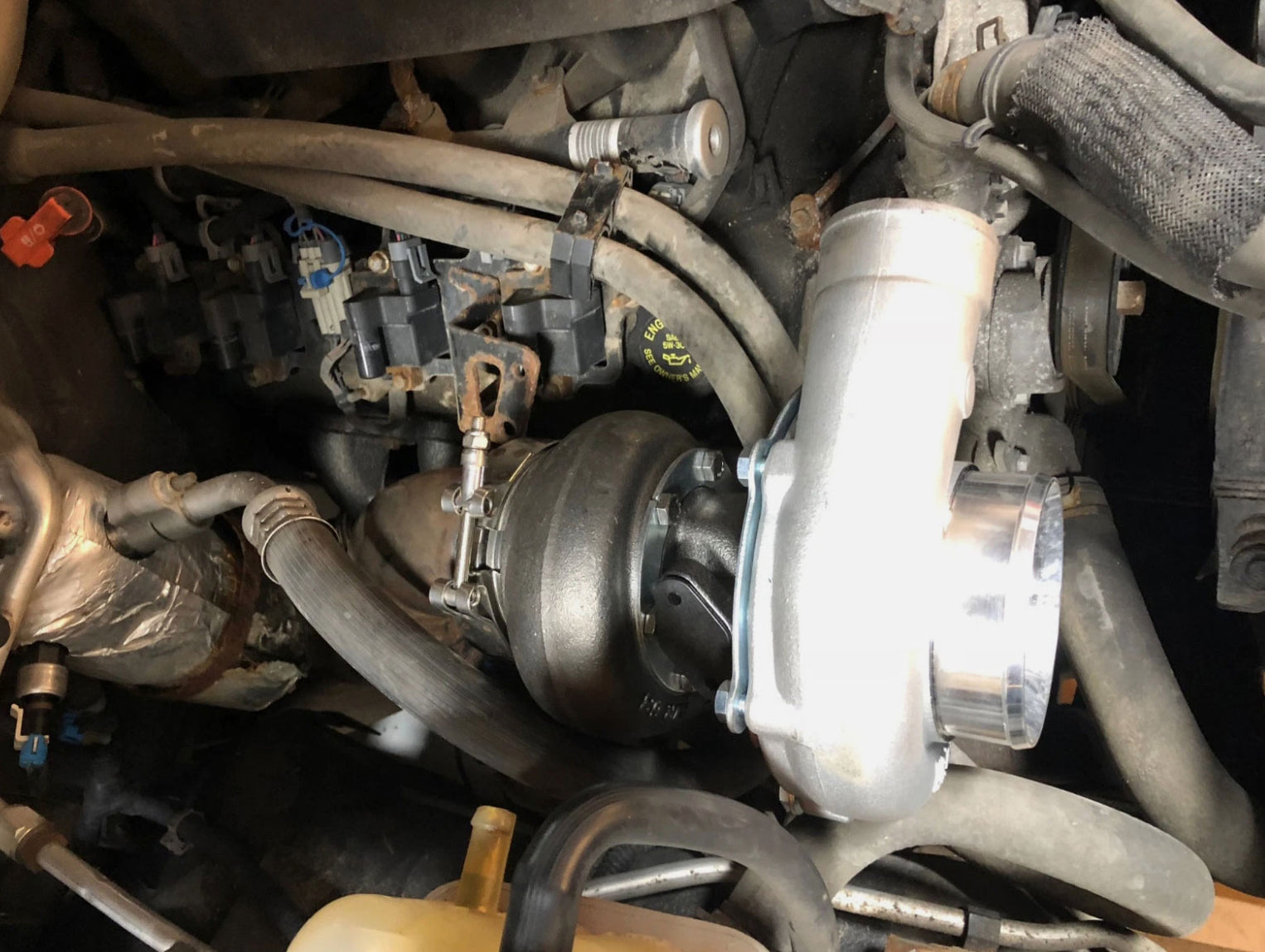 T4 Turbo Hotparts Crossover Exhaust Kit Vortec 4.8 5.3 6.0 LSX Silvera ...