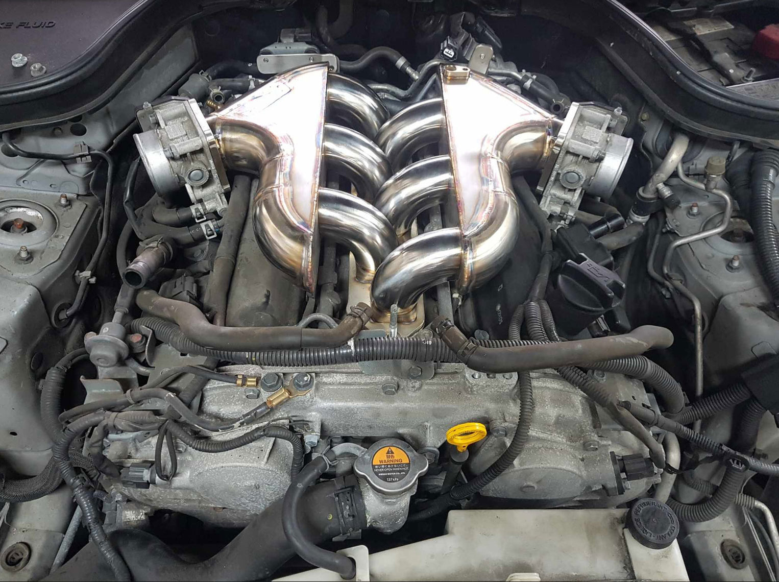 Upper Custom Intake Manifold Plenum For Nissan 370Z G37 Q50 VQ37VHR ...