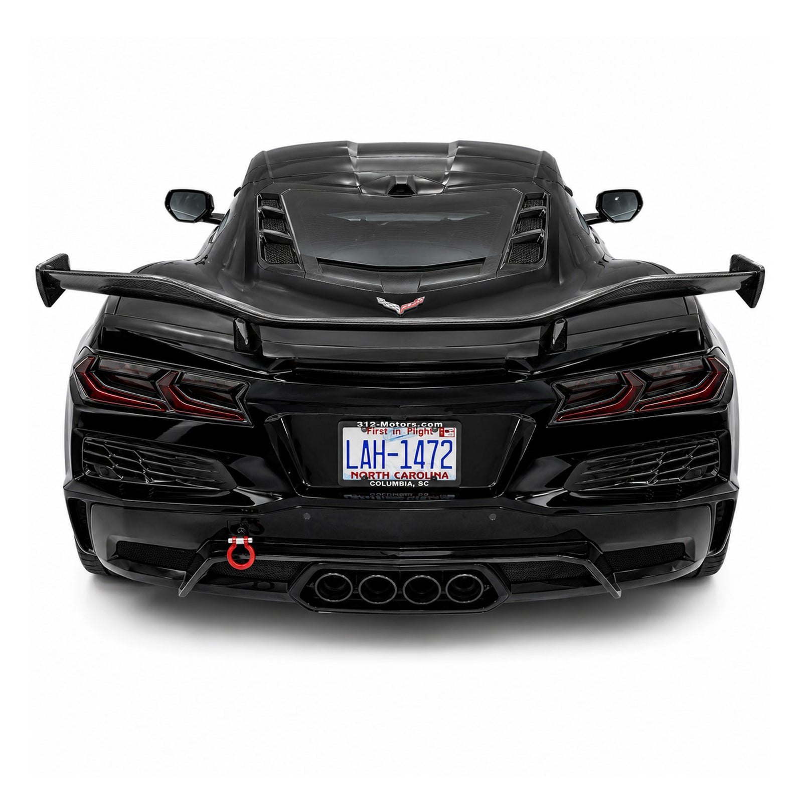 Dry Carbon Fiber OEM Replacement Rear Wing for Chevrolet Corvette C8 Z ...