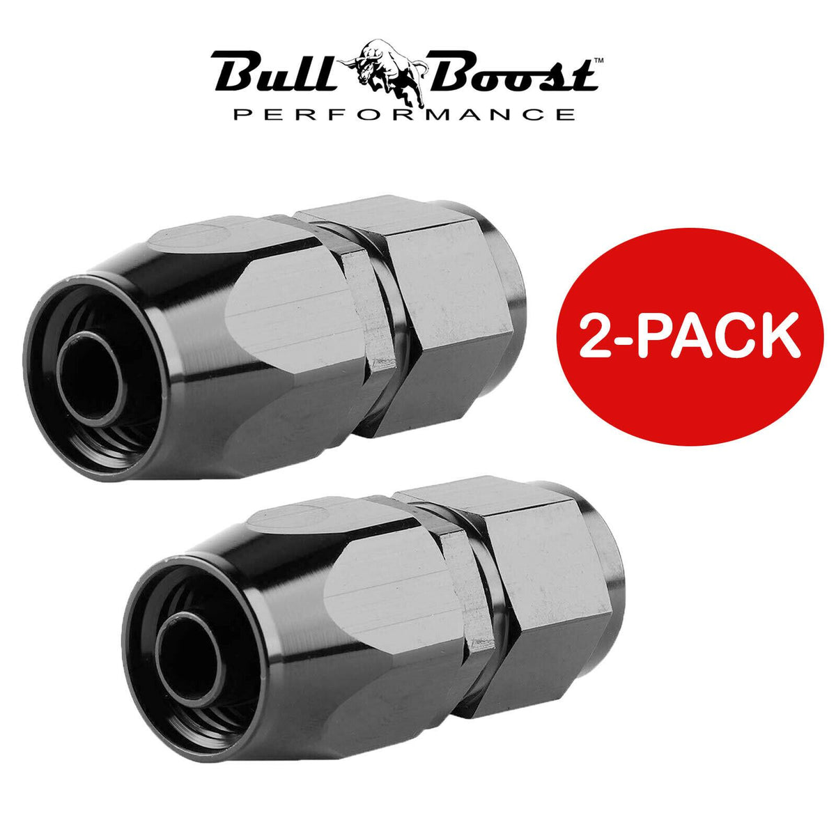 AN10 10AN Straight Swivel Hose End Fitting Adapter 2-PACK Performance ...