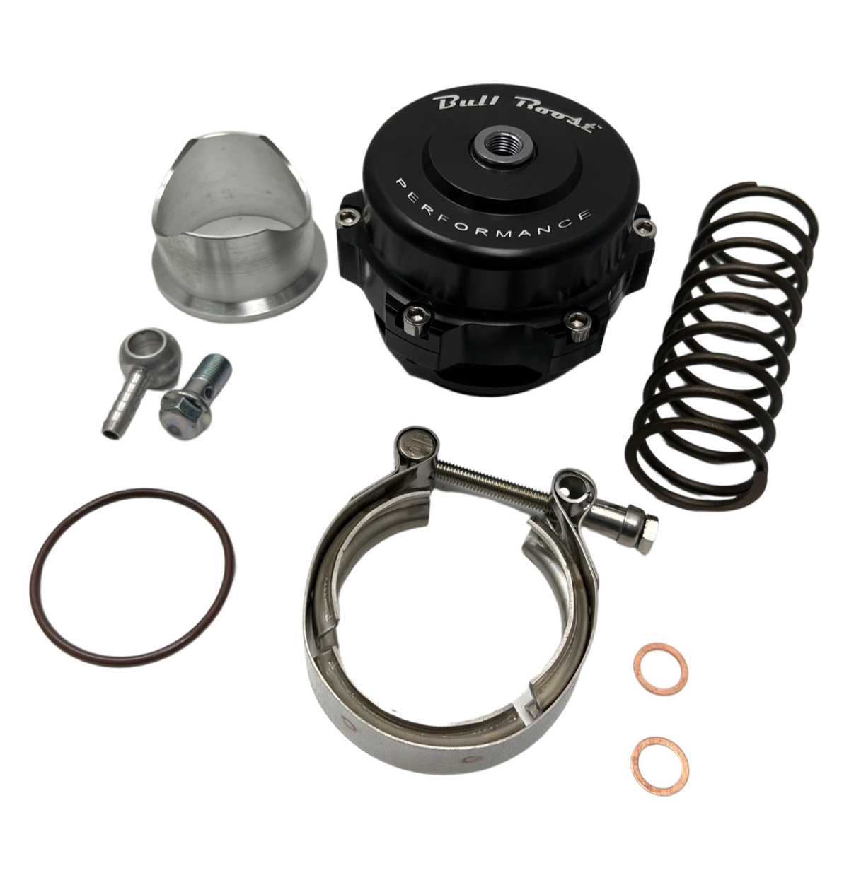 Q BV50 Black 50mm Blow Off Valve (BOV) - Up to 35PSI - 6PSI + 18PSI Sp ...