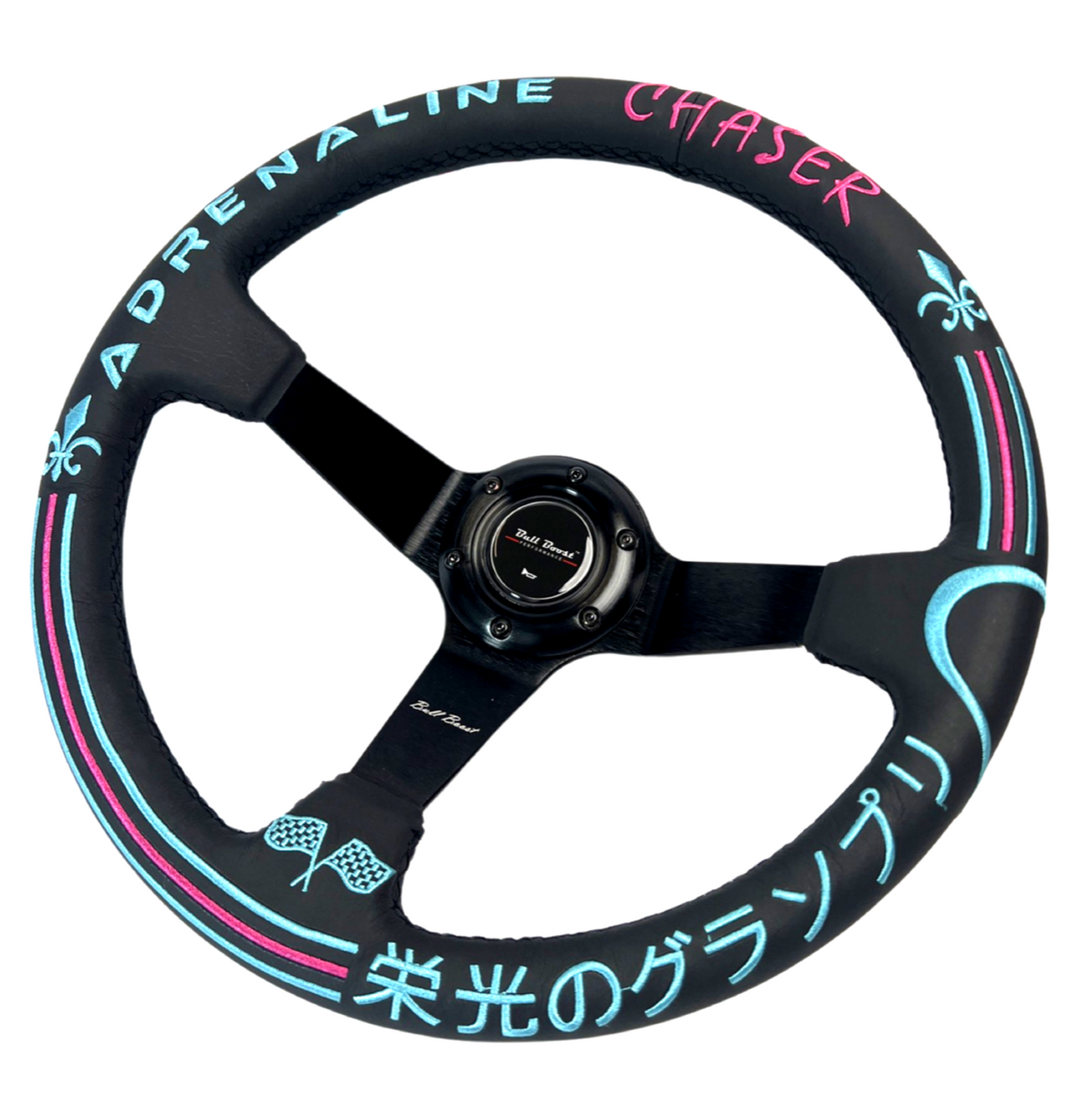 Leather 350mm Steering Wheel Quick Release Short HUB Adapter For Nissa ...