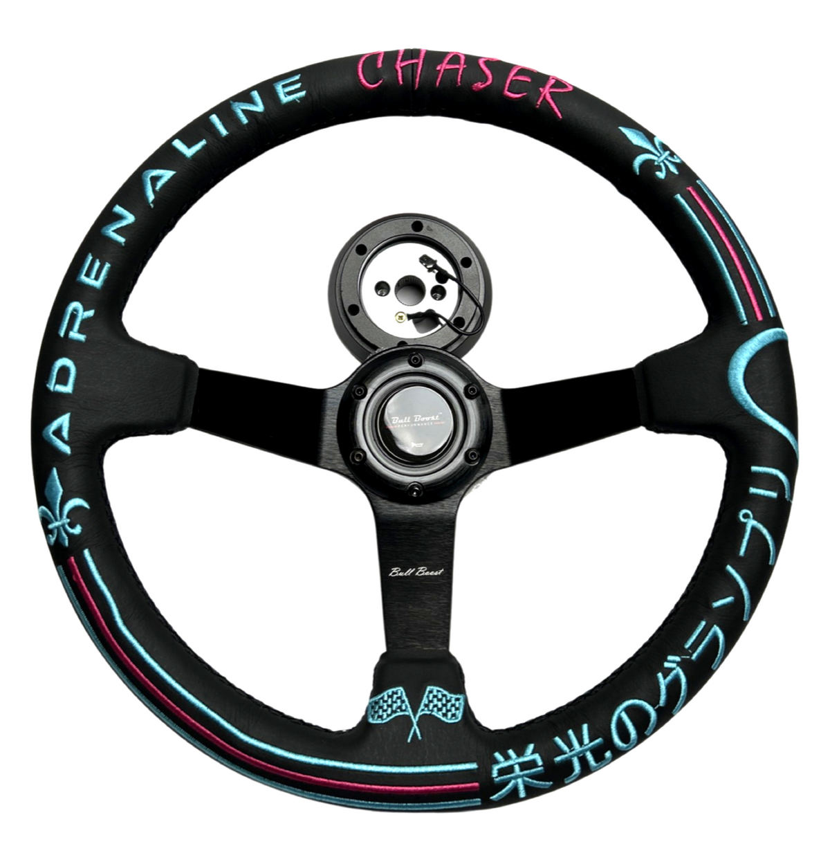 Leather 6 Bolt Steering Wheel Hub Adapter For Dodge GM Buick Chevy Veh ...