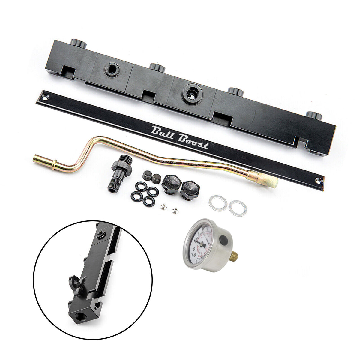 K-Series Billet Aluminum High Flow Fuel Rail K20 K24 2.0/2.4L Acura RS ...